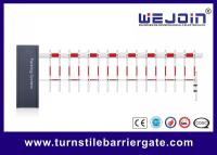 China Car Park Electronic Barrier Gates Aluminum Alloy Motor Straight Folding Fencing Boom for sale