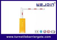 China Traffic Barrier Gate with Traffic Light Housing and LED Boom For Entrance and Exit Security System for sale