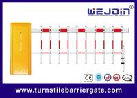 China Aluminum Straight Boom Electronic Car Park Barrier Gate DC24V Variable Frequency Barrier for sale