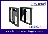 China Convenient Indoor / Outdoor Access Control Turnstile Gate with Swinging Arm and Optional DC12V Backup Battery for sale