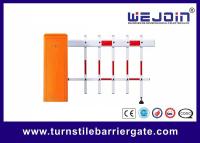 China Parking Lot Car Park Barrier Gate With Straight Boom Type 4.5m Folding Fencing for sale