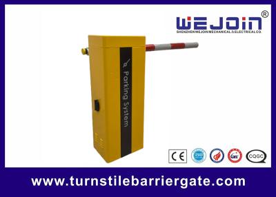 China Yellow Steel Boom Barrier with Rebound Function for Parking Lots for sale