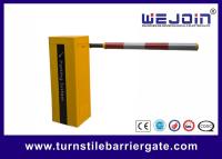 China Yellow Steel Boom Barrier for Parking Lots with Rebound Function for sale