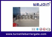 China Intelligent flap barrier with anti-reversing passing Flap  Barrier, manufacture of China for sale