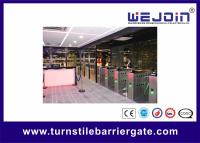 China Automatic Flap Barrier with Fingerprint System Used at High-level Club for sale