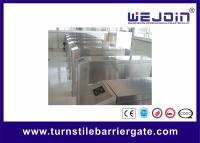 China Counter Turnstile Barrier Gate Aluminum Alloy Motor Bi Directional DC12V for sale