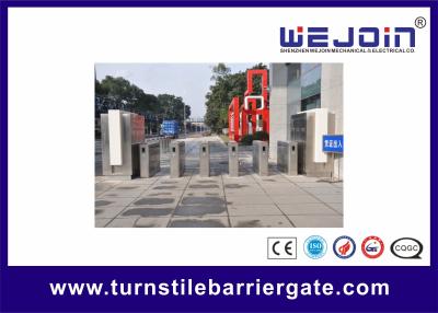 China card reader access control Flap Barrier , flap barrier with anti-reversing passing Flap  Barrier, for sale