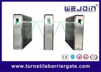 China Pedestrian Retractable Optical Flap  Barrier, manufacture of China for sale