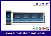 China Durable Advertising Barrier gate featuring 4.1 meters boom length and speed adjustable between 4 and 8 seconds for operation for sale