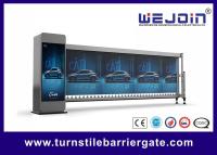 China Advertising automatic boom barrier 4.1 meters speed 4~8 seconds for car park barrier system for sale
