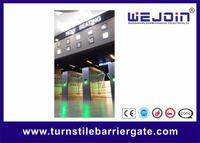China Intelligent Flap Barrier with 304 Stainless Steel Housing and Fingerprint System for sale