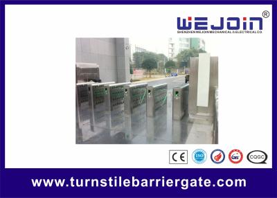 China 110V/220V 900mm Access Control Flap Barrier Gate With Enhanced Functions for sale