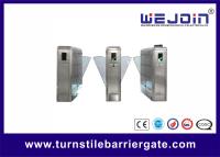 China 110V/220V Stainless Steel Full - auto Access Control Flap Barrie for sale