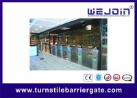 China Intelligent Flap barrier integrated with 304 stainless steel Used in Subway Station for sale