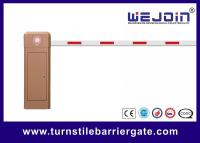 China DC24V Variable-Frequency 100% Duty Cycle 6m Straight Boom Remote Control Barrier Gate for sale