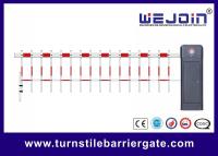 China Automatic Barrier Gate with 6m Straight Boom DC24V Variable Frequency Motor and Auto-Reversing for Parking Management for sale