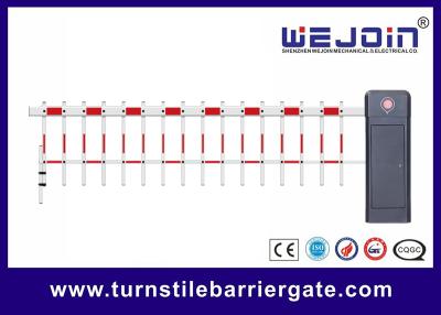 China Automatic Barrier Gate with 6m Straight Boom DC24V Variable Frequency Motor and Auto-Reversing for Parking Management for sale