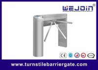 China card swipe entrance machine tripod turnstile/people access control tripod gate for sale