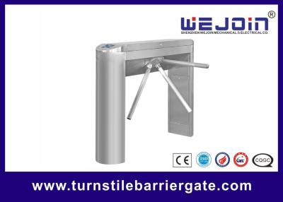 China card swipe entrance machine tripod turnstile/people access control tripod gate for sale