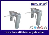 China stainless steel rfid access control esd tripod turnstile barrier gate for university library for sale