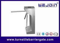 China Semi Automatic Vertical Tripod Turnstile Gate With Rfid Access Control System for sale