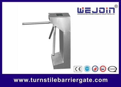 China Semi Automatic Vertical Tripod Turnstile Gate With Rfid Access Control System for sale