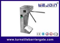 China Indoor office Face Access Control Tripod Turnstile with Fingerprint reader face Tripod Turnstile gate for sale