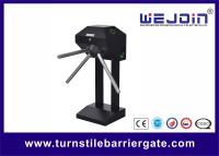 China RFID Access Control System Flap Baffle Tripod Turnstile with Fingerprint Lock for sale