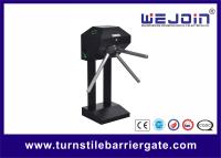 China Supermarket Waist height tripod turnstile single sided entrance and exit machine , entrance and exist gate for sale