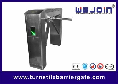 China Pedestrian Tripod Access Control System , Turnstile Gate With Card Reader Automatic for sale