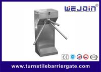 China Automatic Mechanical Tripod Turnstile Gate Vertical Electric Manual Type DC 12V for sale