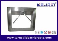 China Stainless Steel Half Height Turnstile Gate Tripod Access Control Double Direction for sale