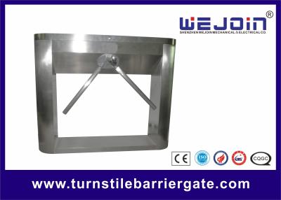 China Stainless Steel Half Height Turnstile Gate Tripod Access Control Double Direction for sale