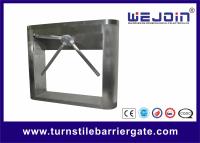 China DC Motor Tripod Turnstile Gate No Exposed Screws / Fasteners Double Direction 50/60HZ for sale
