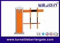 China Rfid Electronic Security LED Boom Barrier Gate Parking Aluminum Arm Barrier for sale