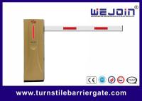 China Intelligent Barrier Gate with Adjustable Running Speed 2-6s Aluminium Alloy Arm and 30 Meters Remote Control for sale