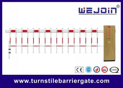 China Delay Auto-Closing RS485 Communication 4.5m Fence Length Non-Spring Boom Barrier Gate for Parking Lots for sale