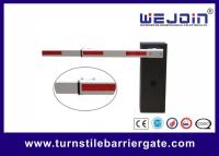 China RFID Electric Parking Lot Single Arm Boom Barrier Gate System Reversing On Obstacle for sale