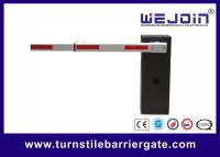 China Card Reader Car Parking Barrier Gate Aluminum Alloy Motor With Loop Detector for sale