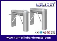China Swipe Card Turnstile Access Control System , Pedestrian Barrier Gate RS232 Communication for sale