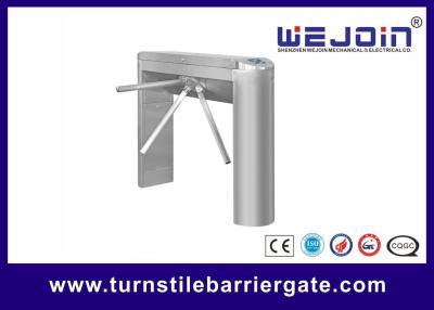 China Automatic Pedestrian Access Control Turnstile Gate Waist High 304 Stainless Steel for sale