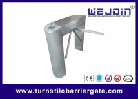 China Tripod Access Control Turnstile Gate RFID Card Fire Alarm Emergency Signal Output for sale