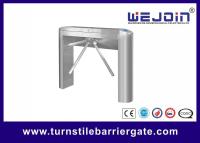China Brush DC Motor Access Control Turnstile Gate RFID 304 SS Bi - Directional Forbidden Pass for sale