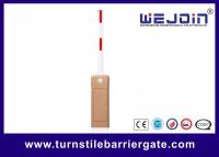 China Automatic Vehicle Traffic Access Control Barriers And Gates Steel Housing Straight Boom for sale