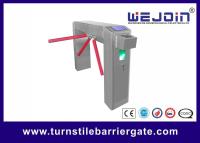 China Outdoor Pedestrian Security Tripod Turnstile Gate Systems With Card Reader for sale