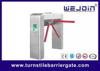 China RFID Card Pedestrian Barrier Turnstile Gate Automatic With Traffic Light Indicator for sale