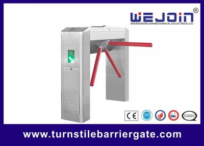 China RFID Card Pedestrian Barrier Turnstile Gate Automatic With Traffic Light Indicator for sale