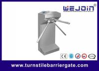 China Exquisite Rotating RS232 Turnstile Barrier Gate Access Control Entrance 50W for sale