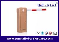 China Traffic Access Road LED Boom Vehicle Barrier Gates Steel Housing For Car Parking Lot for sale