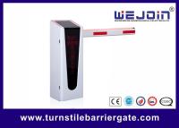 China Intelligent Parking Lot Gate Control Systems LED Boom Barrier Aluminum Alloy Motor for sale